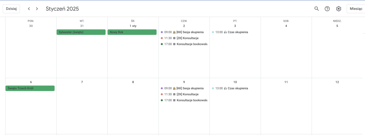 Jak numerować tygodnie w kalendarzu? | Bookowska.pl